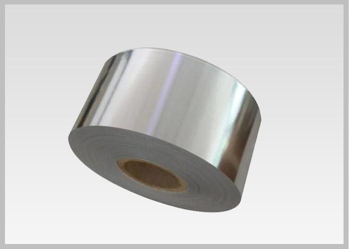 Wet Strength Vacuum Metallized Paper , High Glossiness Silver ...
