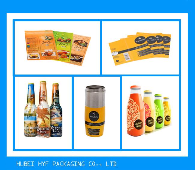 OPS Plastic Shrink Wrap Tube Film , High Diaphaneity Shrink Film Packaging