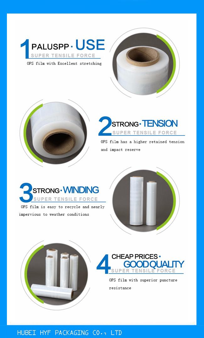 Soft Transparent OPS Shrink Film Wrap For Printing Labels Shrink Sleeve