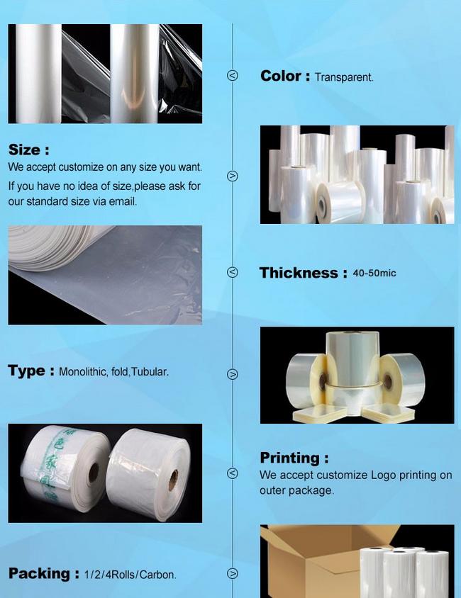 High Shrinking BOPS OPS Shrink Film Rolls For Beverage Bottle Packaging ...