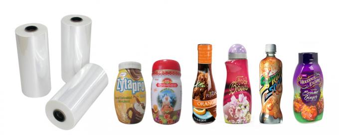 Clear PETG Shrink Sleeves Label Film 40 Micron Recyclable for Wine Bottle